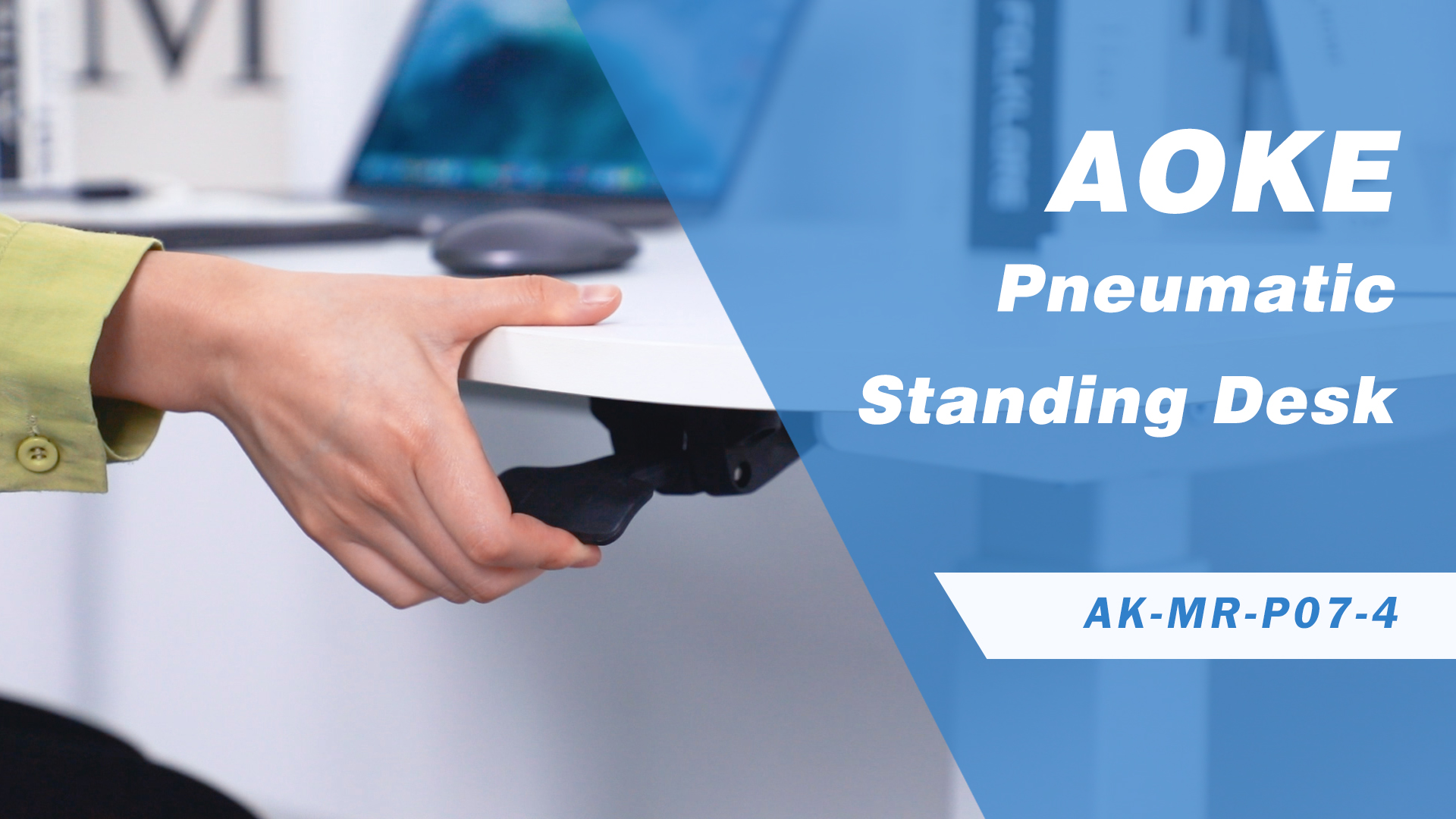 AOKE Feature Product Pneumatic Gas Lift Height Adjustable Sit to Stand ...