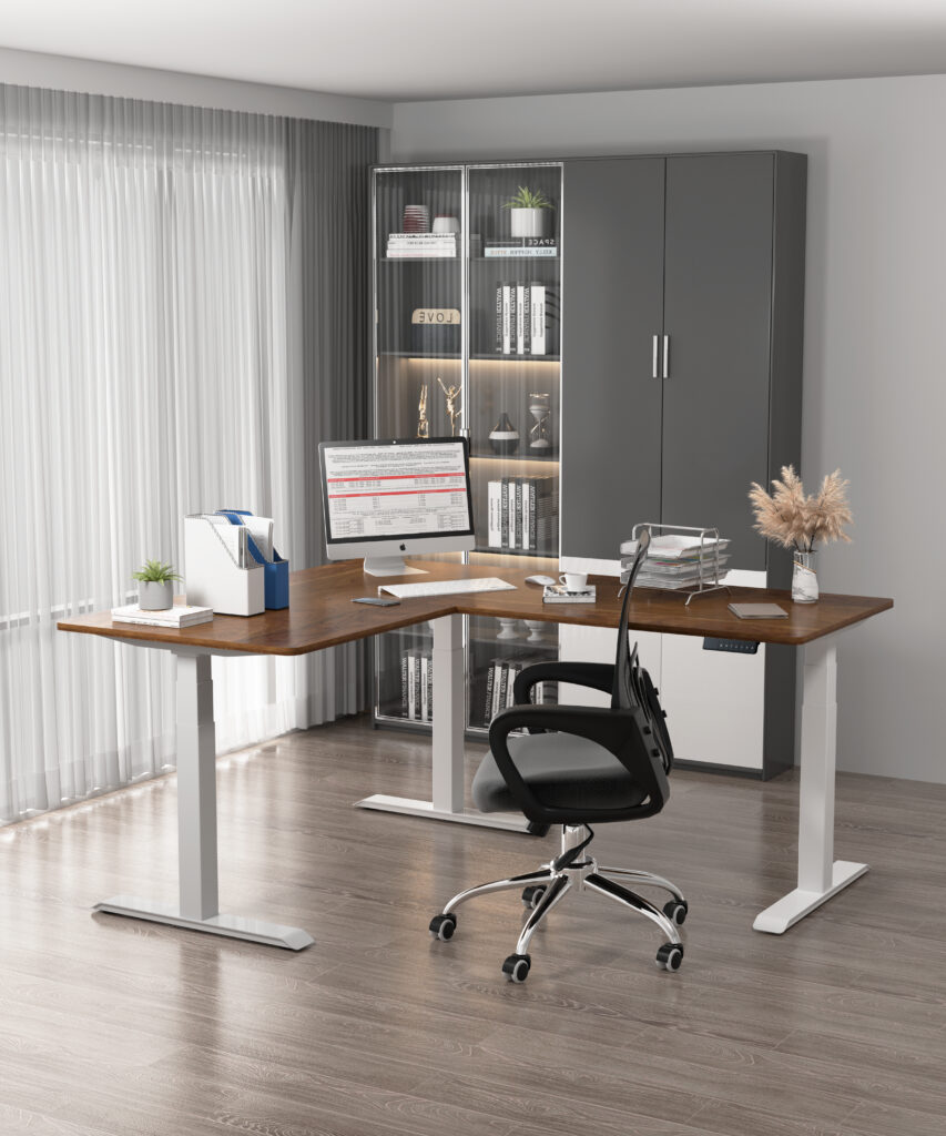 L-Shaped Standing Desk Tour | The Ergonomic Solution for Dynamic ...