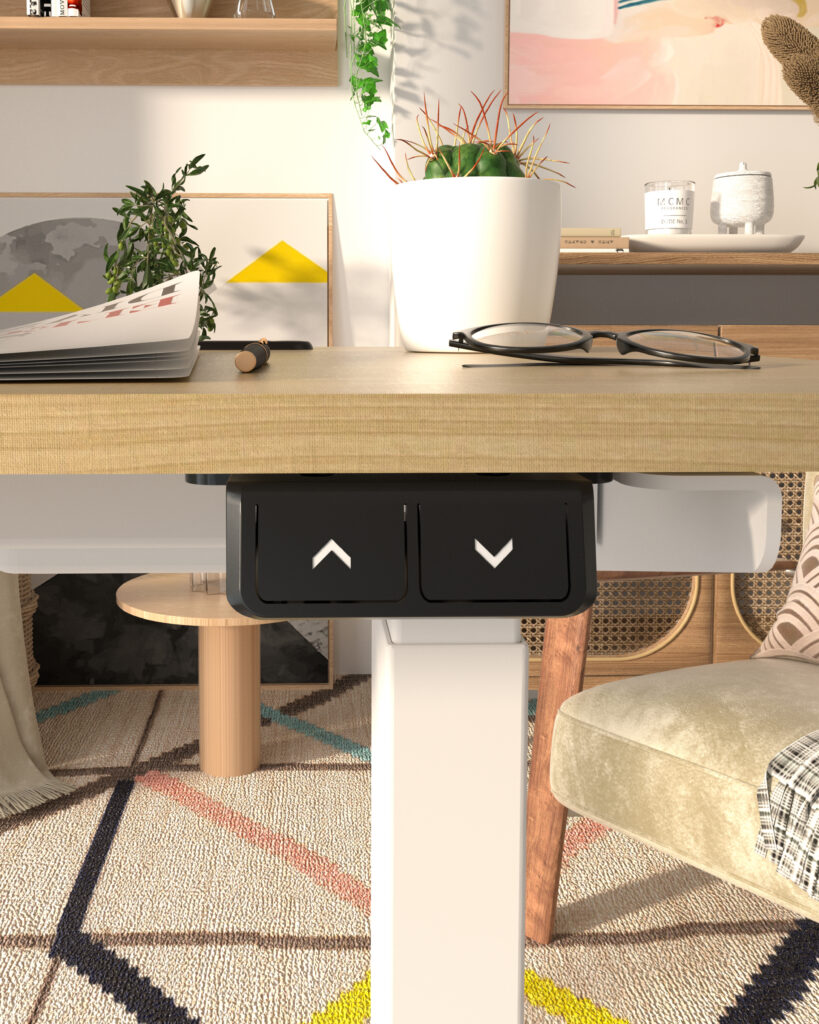 Aoke Single-Leg Adjustable Desk: The Perfect Fusion of Minimalist ...